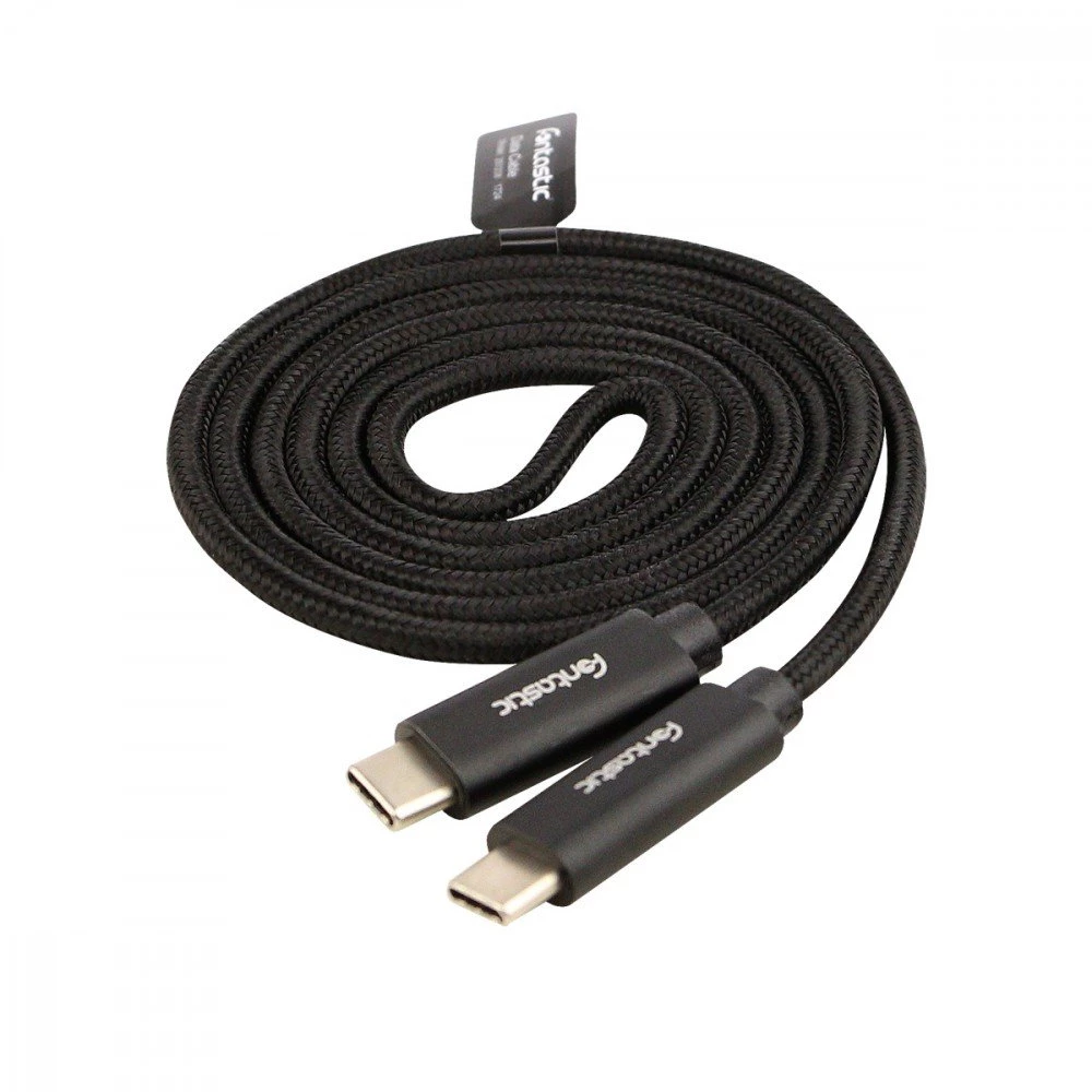 Data Cable Elox USB Type-C > Type-C 2.0 1m Black